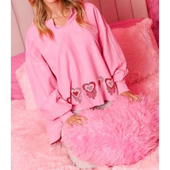 Fantastic Fawn | Tops | New Fantastic Fawn Falling Into You Top In Pink ...